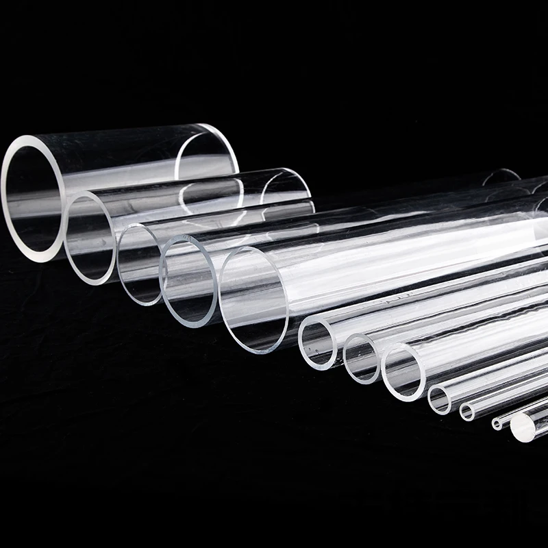 Transparent Acrylic Tube Aquarium Fish Tank Supplies Plexiglass Water ...