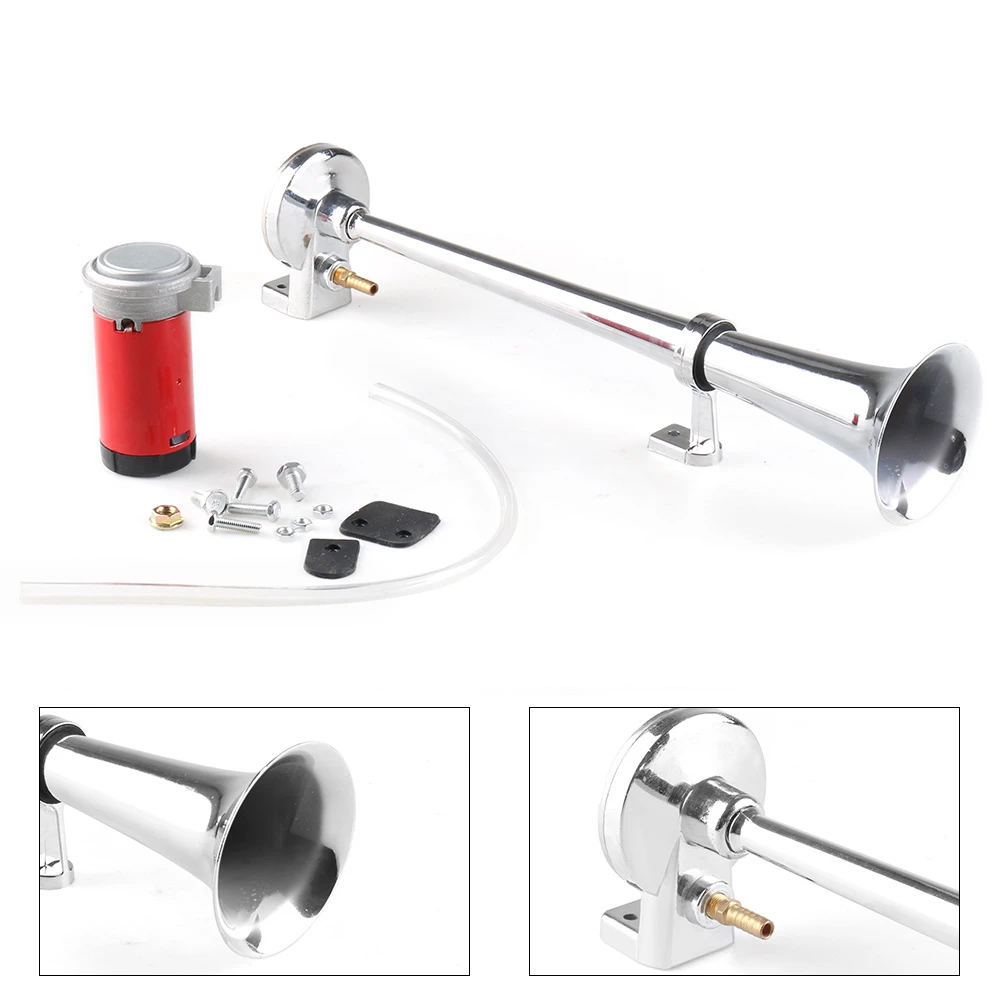 12v Super Loud 150db Single Trumpet Air Horn Compressor For Car Truck ...