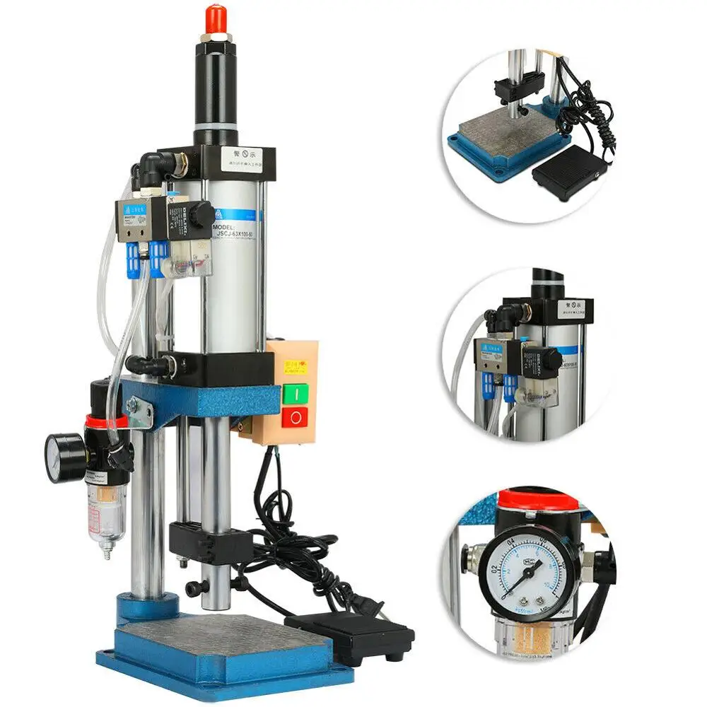 200KG/440lbs Pneumatic Press Machine Pneumatic Punching Machine Small ...