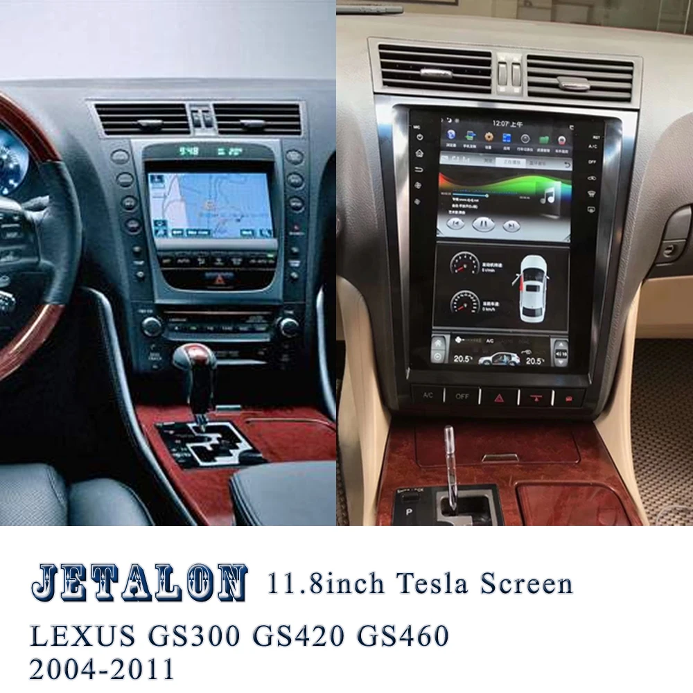 Very Good 11.8\ Vertical IPS Screen Car Radio Player for Lexus GS300 F ...