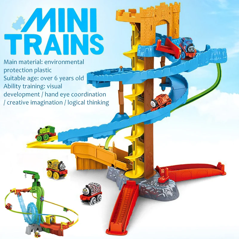 Thomas-Electric-Mini-Train-Rotate-Railway-Track-Set-Assembled-Circuit-Voiture-Railcar-Magical ...