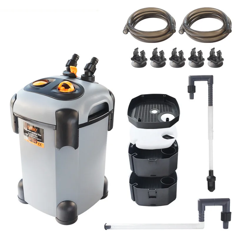 Fish-tank-external-biochemical-filter-fish-tank-filter-barrel-aquarium ...