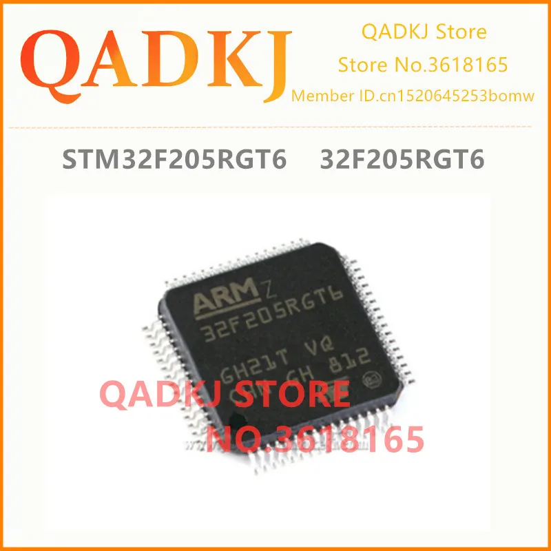 STM32F205RGT6 32F205RGT6 MCU 32 bit STM32F ARM Cortex M3 RISC 1024KB Flash 2,5 V/3,3 V envío ...