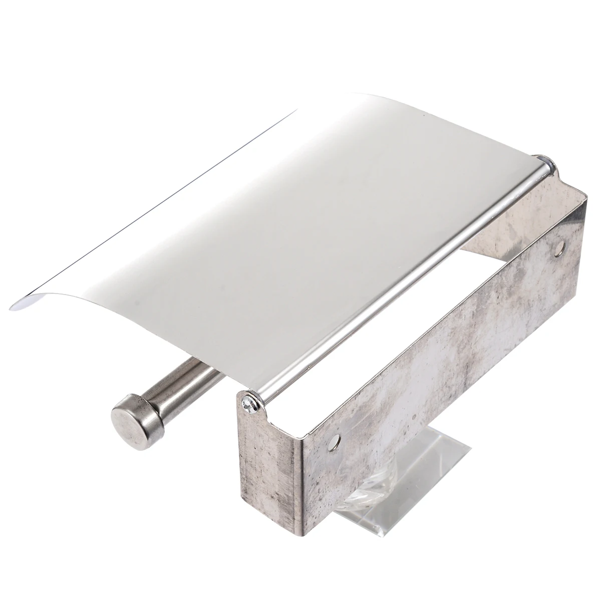 Caja de baño de acero inoxidable soporte de rollo de papel higiénico con cubierta de suspensión ...