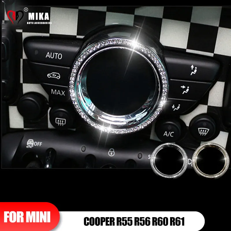 For-Mini-Cooper-R55-R56-R60-R61-Central-Vehicle-Control-Knob-Panel-Car ...