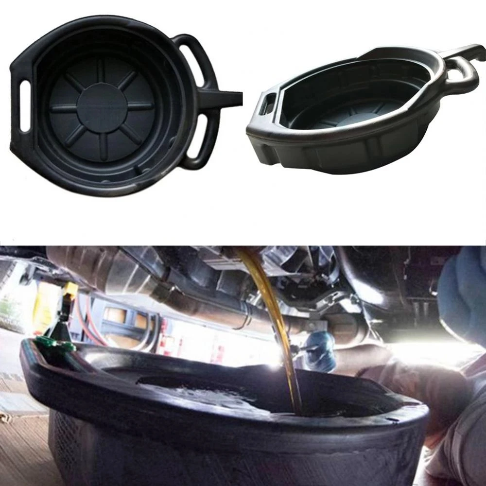 10-15l Plastic Oil Drain Pan Wast Engine Oil Collector Tank Gearbox Oil ...