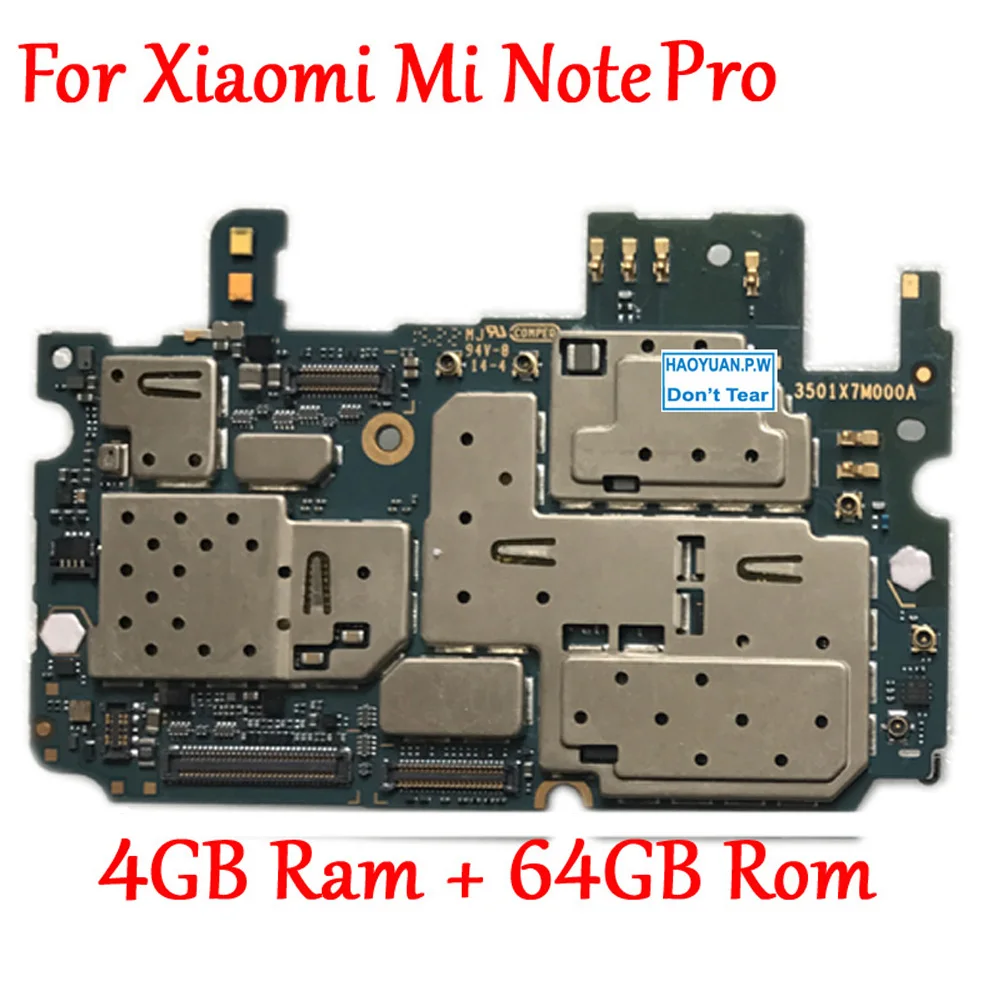 Tested-Full-Work-Original-Unlock-Motherboard-For-Xiaomi-Mi-Note-Pro ...