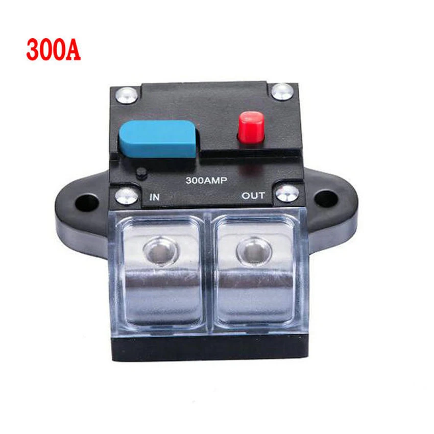 100a200a300a 회로 차단기 퓨즈 리셋 자동차 트럭 오디오 회로 차단기 퓨즈 홀더 복구 회로 차단기 퓨즈 홀더서킷