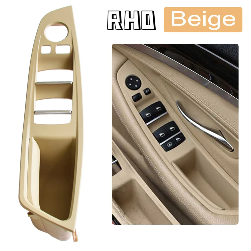 Upgraded Right Driver Side Inner Door Handle Panel Trim Beige Black For ...