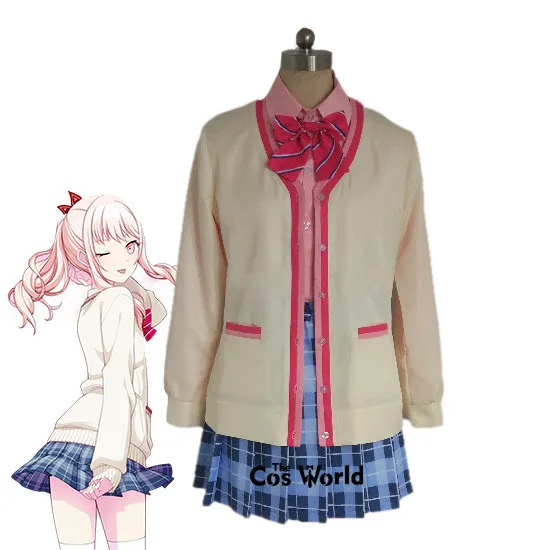 PJSK Akiyama Mizuki School Uniform Outfits Anime Games Cosplay Costumes ...