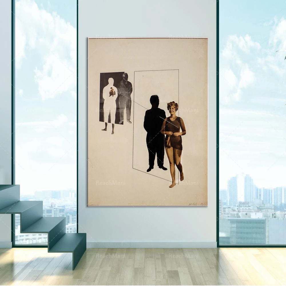 추상 미술 프린트 아방가르드 아트 프린트 바우하우스 건설주의 프린트 포스터 라스로 모홀리 네기 헝가리 현대 미술