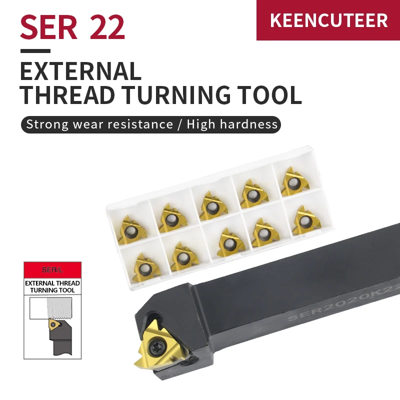SER-External-Thread-Turning-Tools-Cortador-De-Torno-Inser-es-De ...