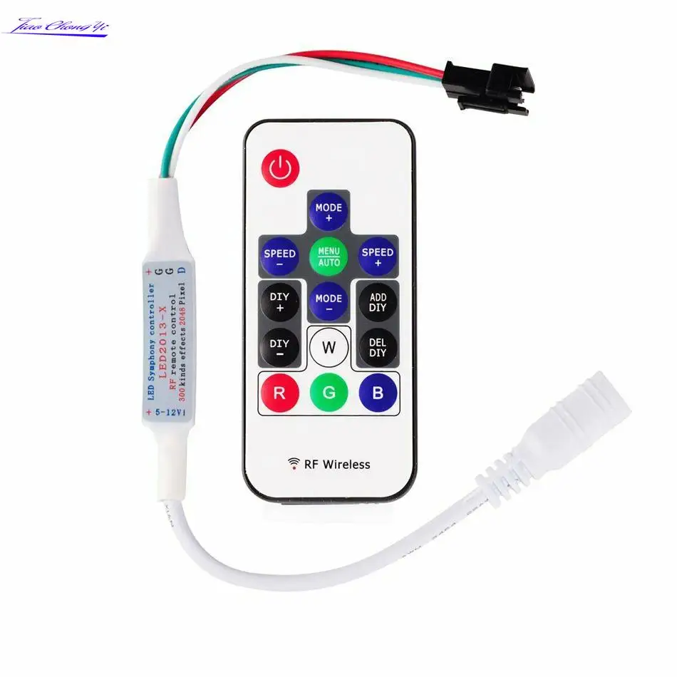 14Key-RGB-Wireless-Remote-Control-Mini-RF-LED-Controller-14-Key-Dc-5V ...