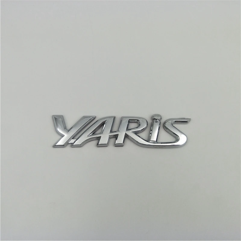 For Toyota Yaris Car Rear Trunk Badge Emblem Logo Letters Sticker Auto ...