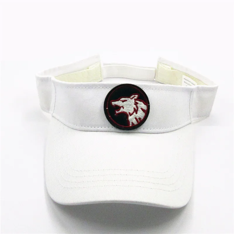 LDSLYJR Cartoon Wolf head embroidery Visors Baseball Cap Adjustable ...
