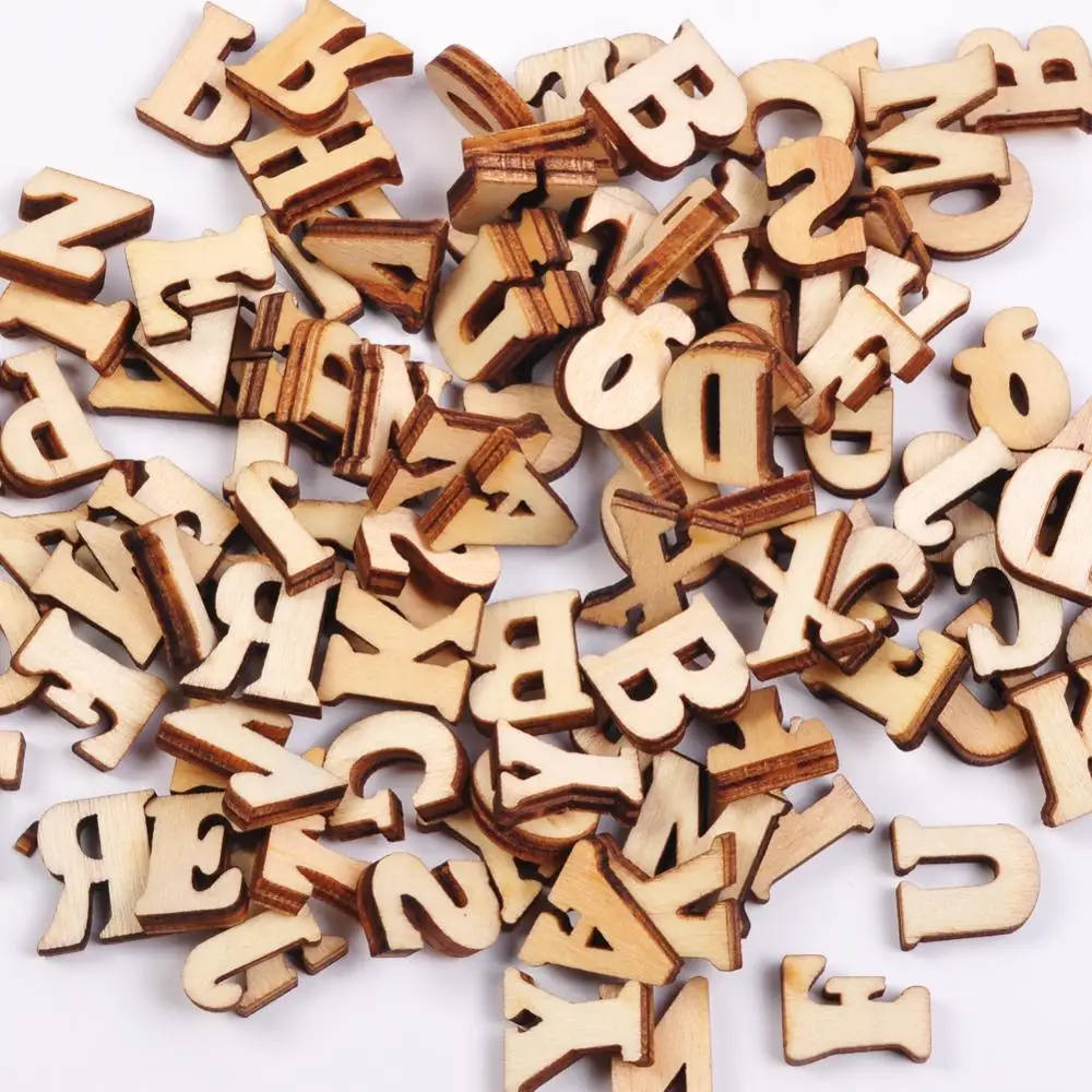 Wooden Alphabet Letters Craft
