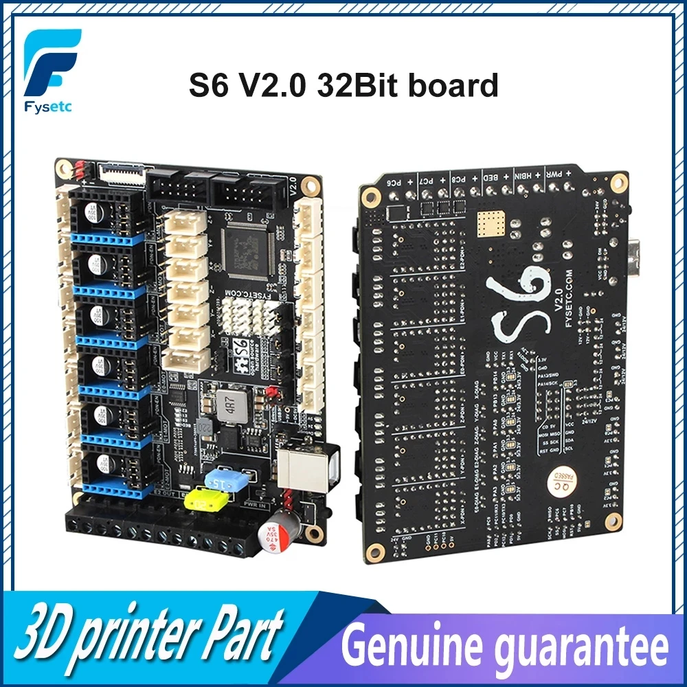S6 Upgrade Board 32 Bit Control Board Support 6x Tmc Drivers Uart/spi ...
