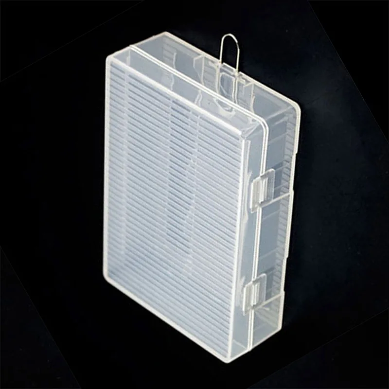 Plastic 26650 Battery Box Holder Case With Hook Holder Transparent ...
