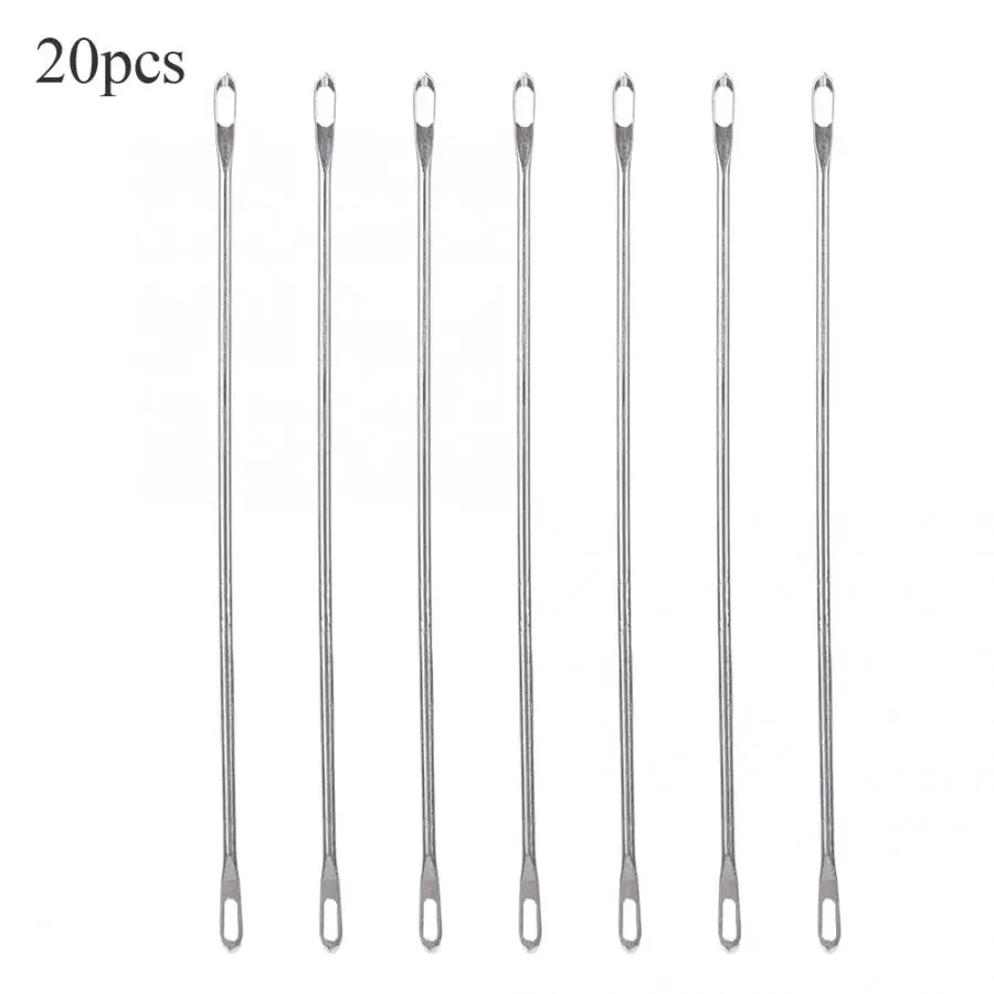 Double-Eye-Metal-Needle-9cm-Long-Transfer-Needle-Knitting-Machine ...