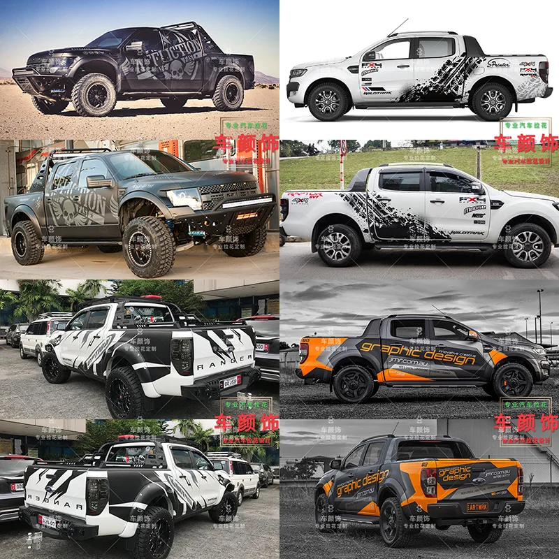 Car-stickers-FOR-Ford-Ranger-Raptor-F150-exterior-decoration-modified ...