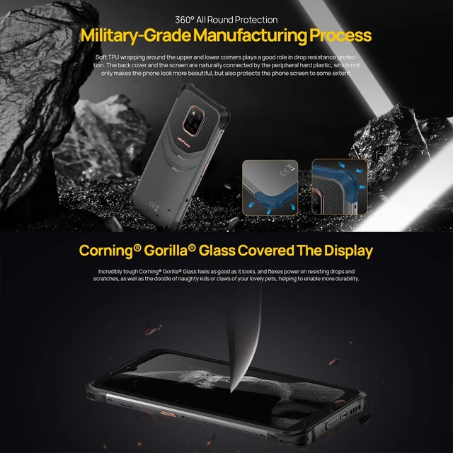 Ulefone Power Armor 14 IP69K Rugged Phone Android 11 Mobile Helio G35 ...