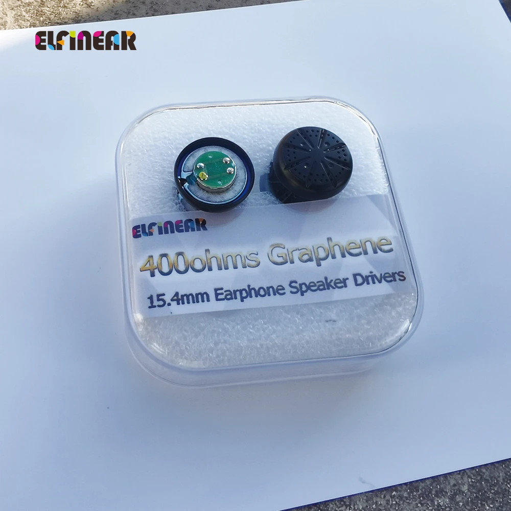 Elfinear 400ohms 15.4mm Graphene Diaphragm Diy Speaker Driver Units ...