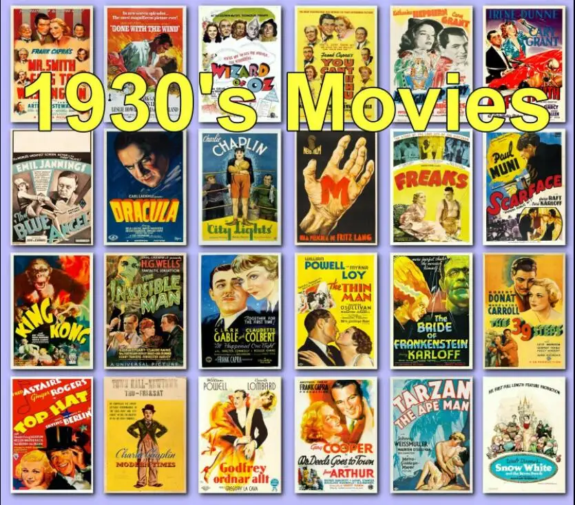 Hot-Rare-Vintage-Movie-Posters-1930s-30s-Film-Poster-Films-HD ...