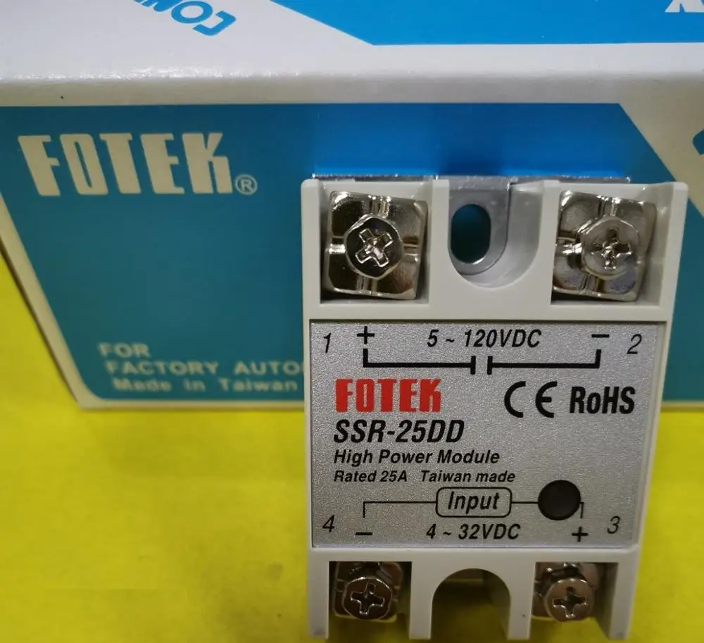 SSR 25DD nuevo módulo original de Taiwán FOTEK SCR, relé económico de ...
