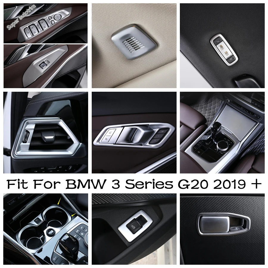 Matte-Accessories-For-BMW-3-Series-G20-2019-2022-Glass-AC-Headlamp-Cup ...