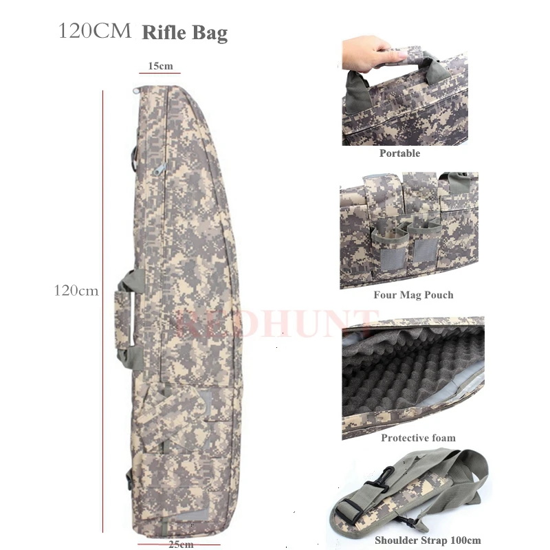 120cm-47inch-Tactical-Shotgun-Assault-Sniper-Rifle-Shoulder-Bag-Hunting ...