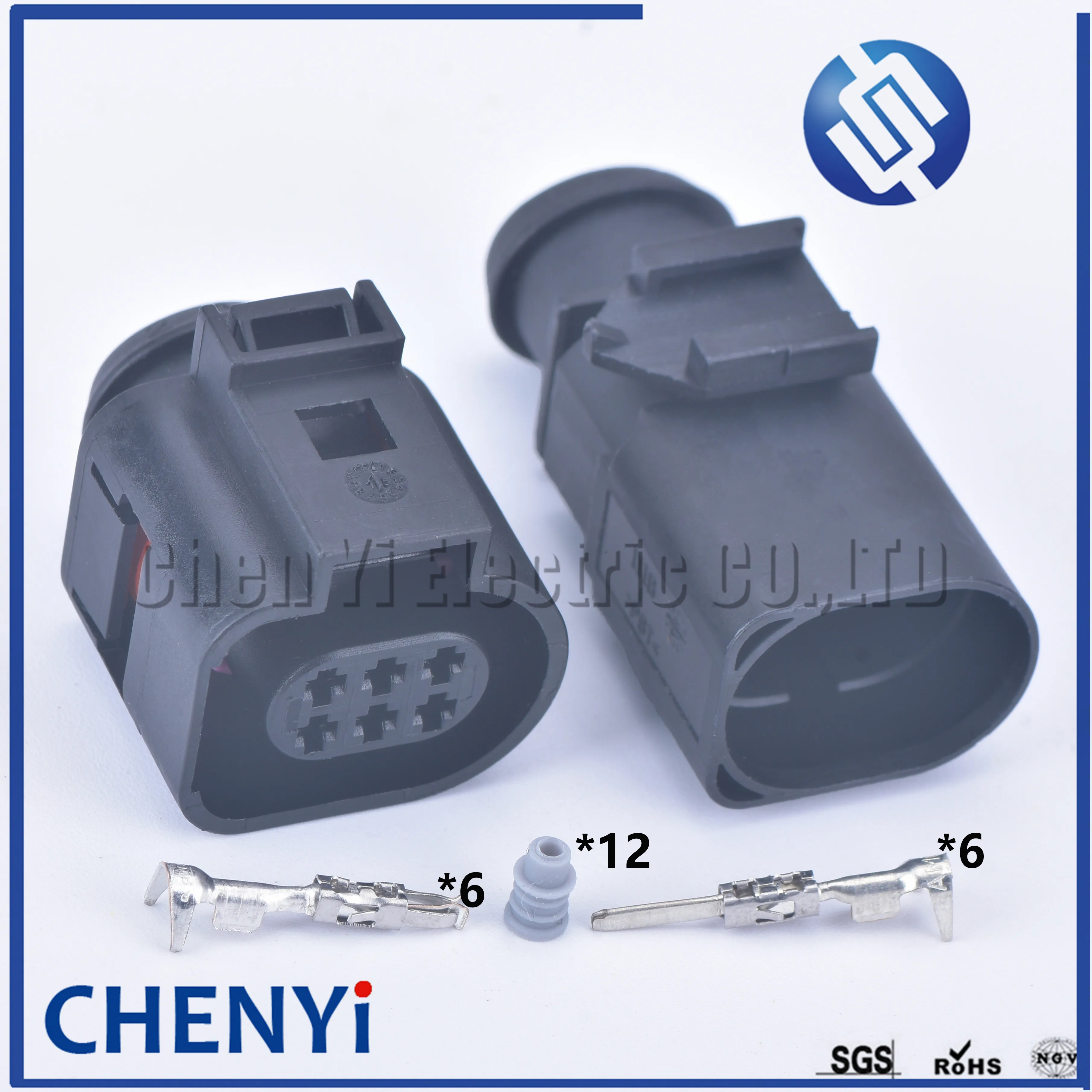 2 Sets 6 Pin 42121700 3b0973813 1j0973713 1.5mm Auto Acc Socket Door ...