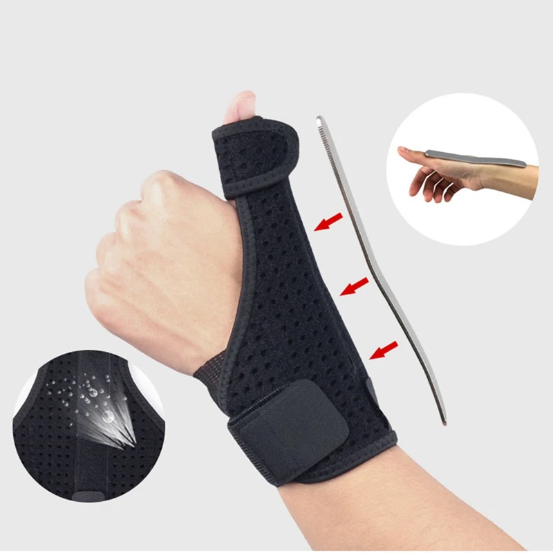 محلي - 1 pcs Wrist Thumb Hand Splint Support Brace Stabiliser Arthritis ...