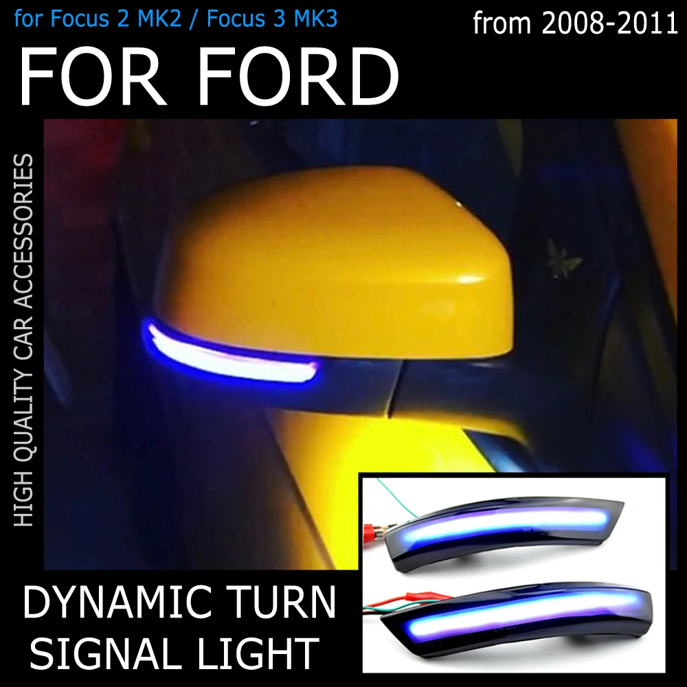 Turn Signal Light Flowing Water Blinker Sequential Side Mirror ...