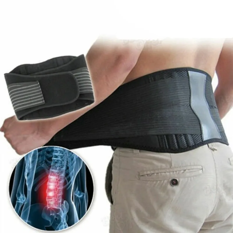 Adjustable Back Waist Support Belt Waist Self Heating Magnetic Therapy ...