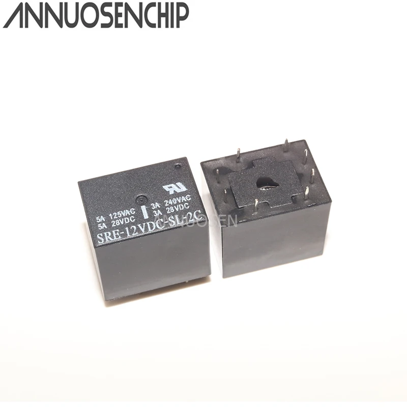5 unids/lote relé de SRE 05VDC SL 2C SRE 12VDC SL 2C SRE 24VDC SL 2C ...