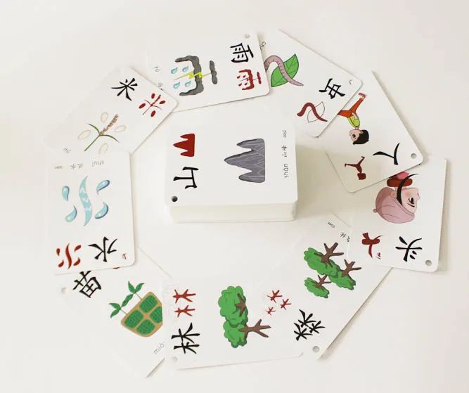 NewPictographic-literacy-Chinese-characters-card-picture-pinyin-hanzi ...