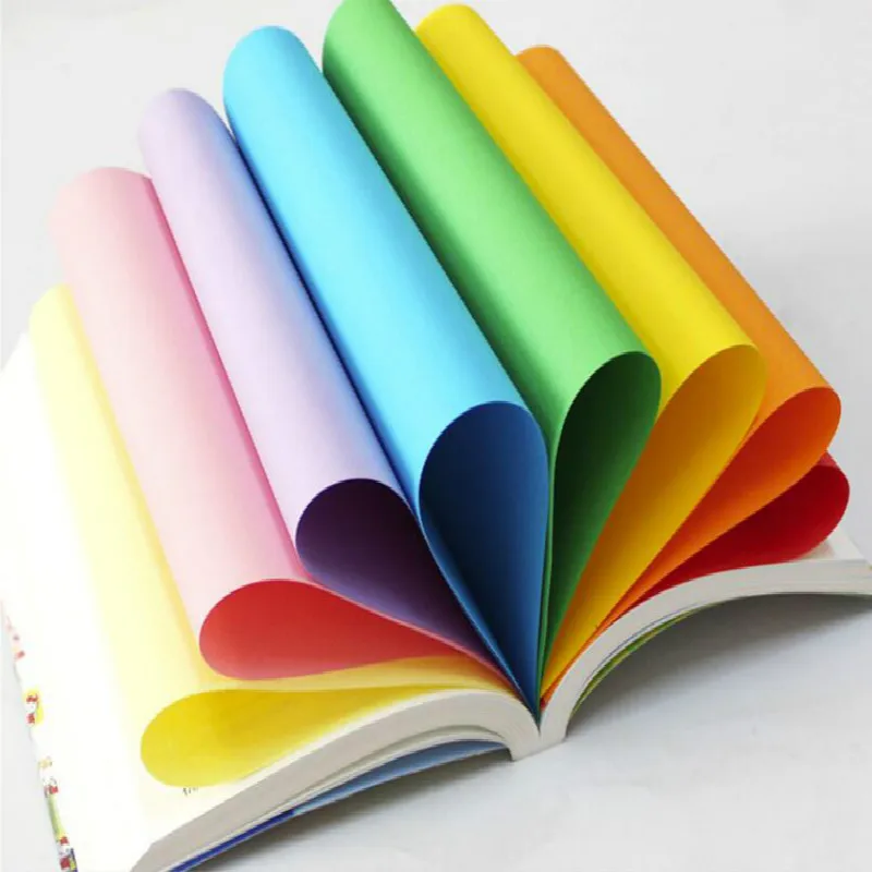 100pcs A4 Color Printing Paper 70g Office Printer Tracing Copy Paper