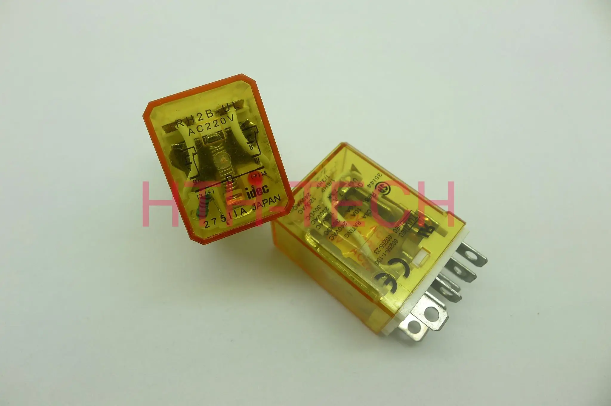 RH2B UL AC220V RH2B UT relé intermedio 10A 240VAC 8 pines|Relés ...