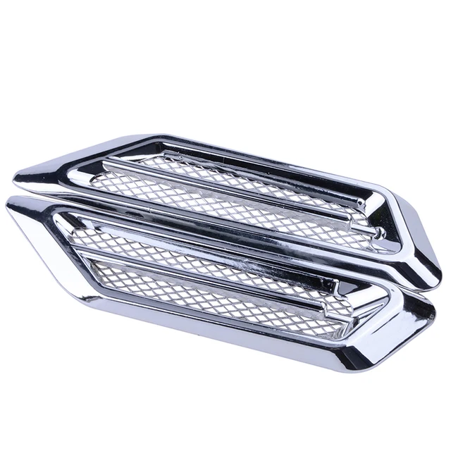 Car Exterior Air Intake Flow Side Fender Vent Wing Cover Trim Tuning ...