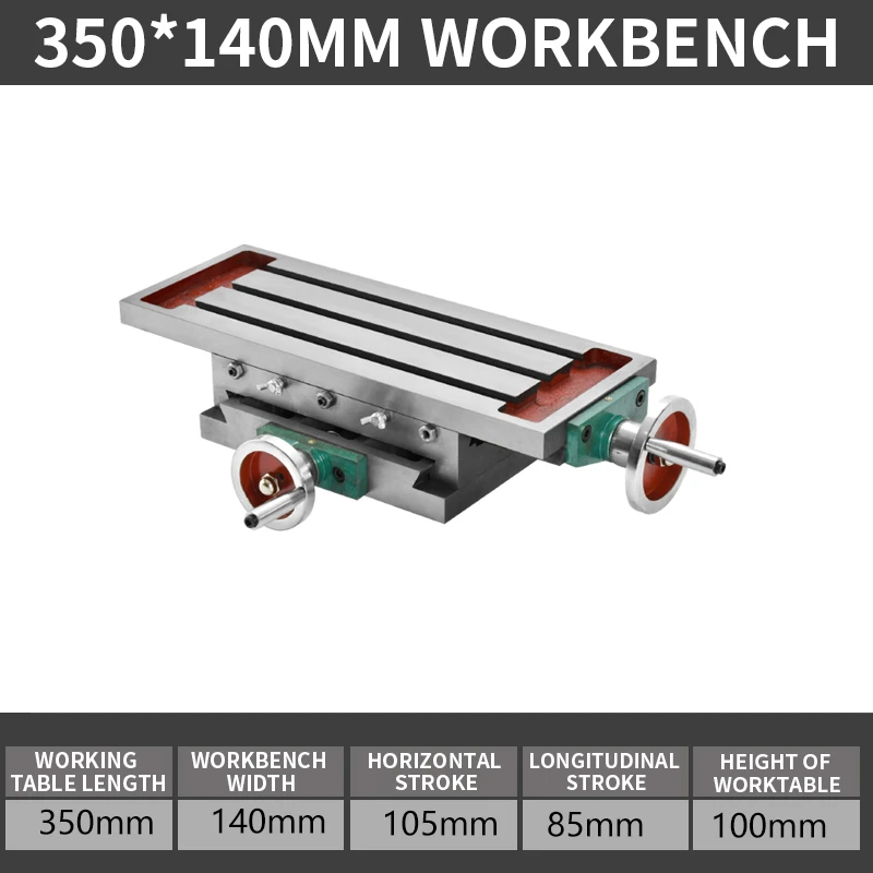 350*140 Cross Slide Table Heavy-duty Precision Drilling And Milling ...