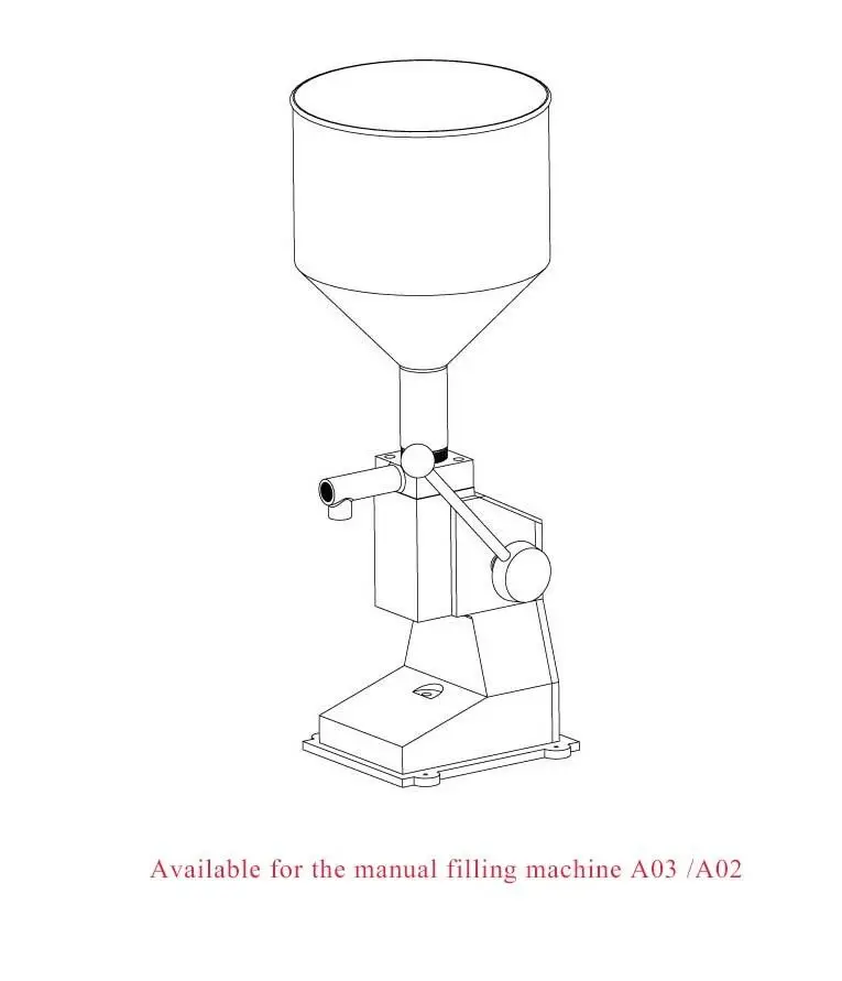 A02/A03 Manual Filling Machine Parts for Spring hole place Parts ...