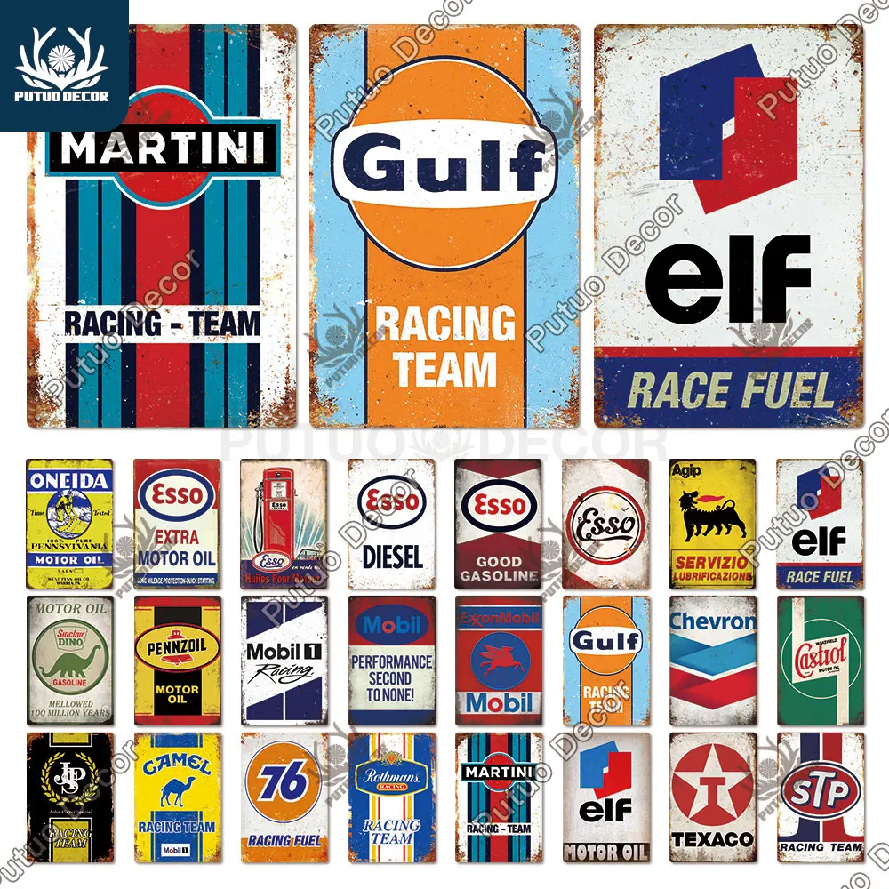 Retro Gas Station Signs