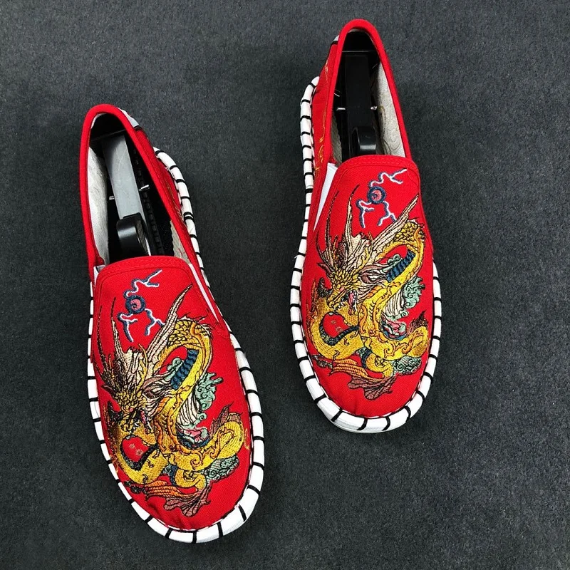 Beautifully Handmade Embroidered Canvas Shoes Exquisite Handmade ...