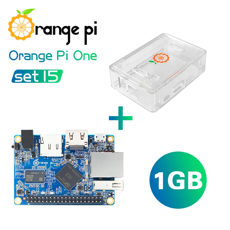 Orange Pi One 1gb+white Case, Uses Allwinner H3 Soc, Run Android 4.4 ...
