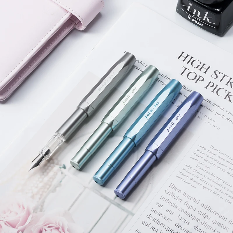 Cute Pocket Fountain Pen Plastic Short Lipstick Pen Student Calligraphy ...