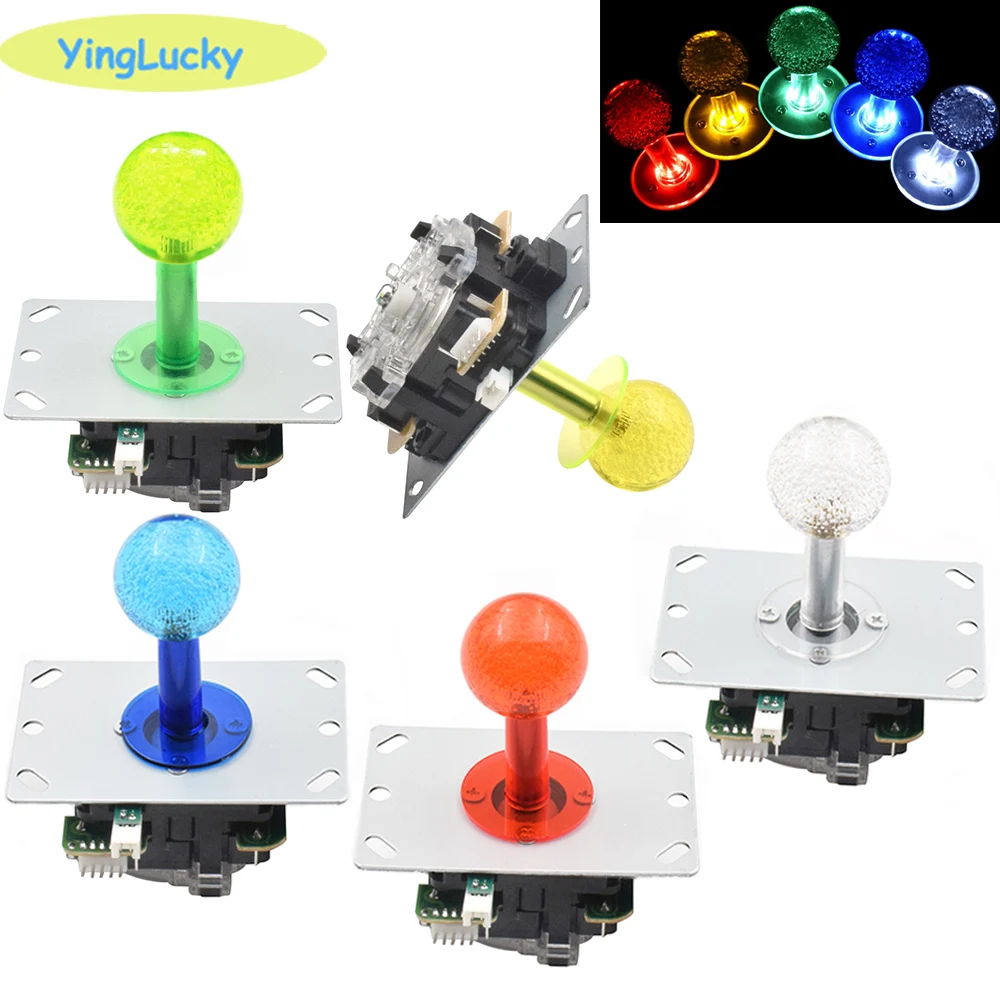 LED-arcade-joystick-5V-Light-Illuminated-Sanwa-Joystick-Rocker-With ...