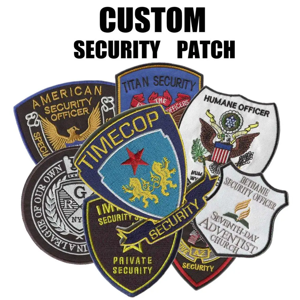 Reasonable Price Custom Security Patches Embroidery Patches For ...