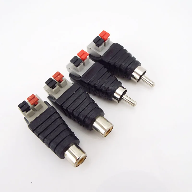 DC-plug-RCA-male-female-A-V-Cable-to-Audio-Speaker-M-F-Connector ...