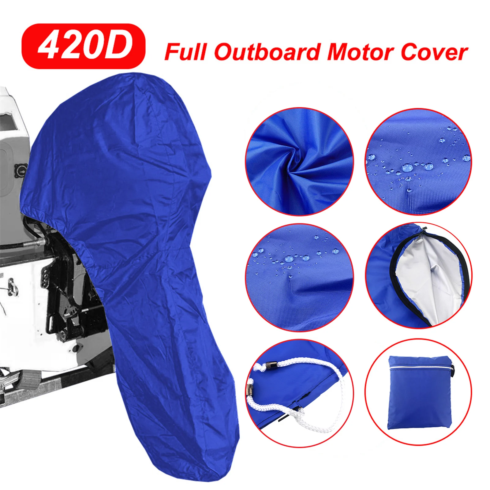 15-225HP-Full-Outboard-Engine-Cover-Boat-Engine-Motor-Protection-For-15 ...