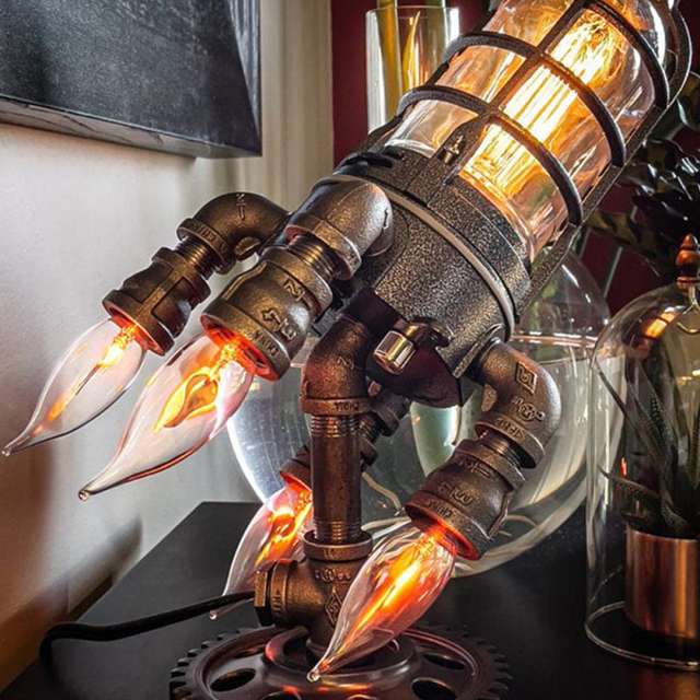 Rocket Ship Lamp | asghedom.com
